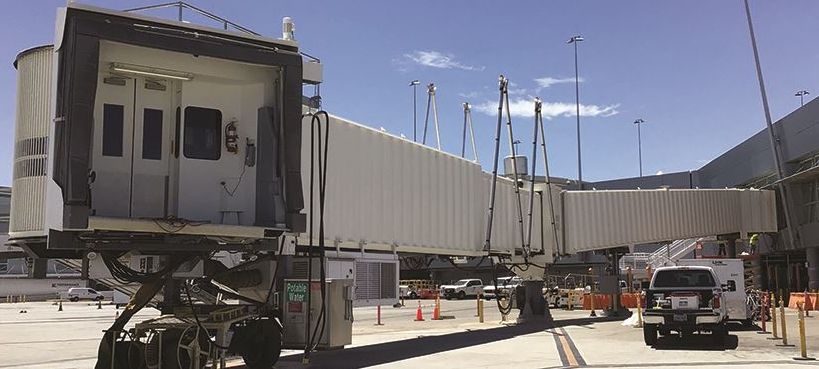 Jet Air Bridge Harry Reid Las Vegas International airport Super Therm ...